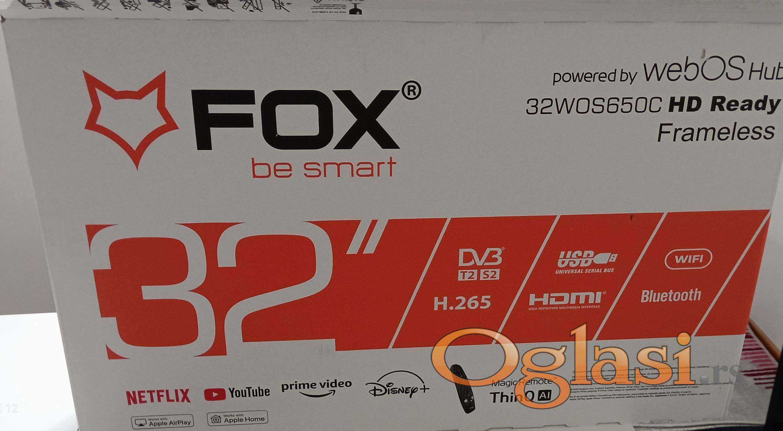 Fox smart led tv 32 32WOS650C (03-3646543) - Oglasi.rs